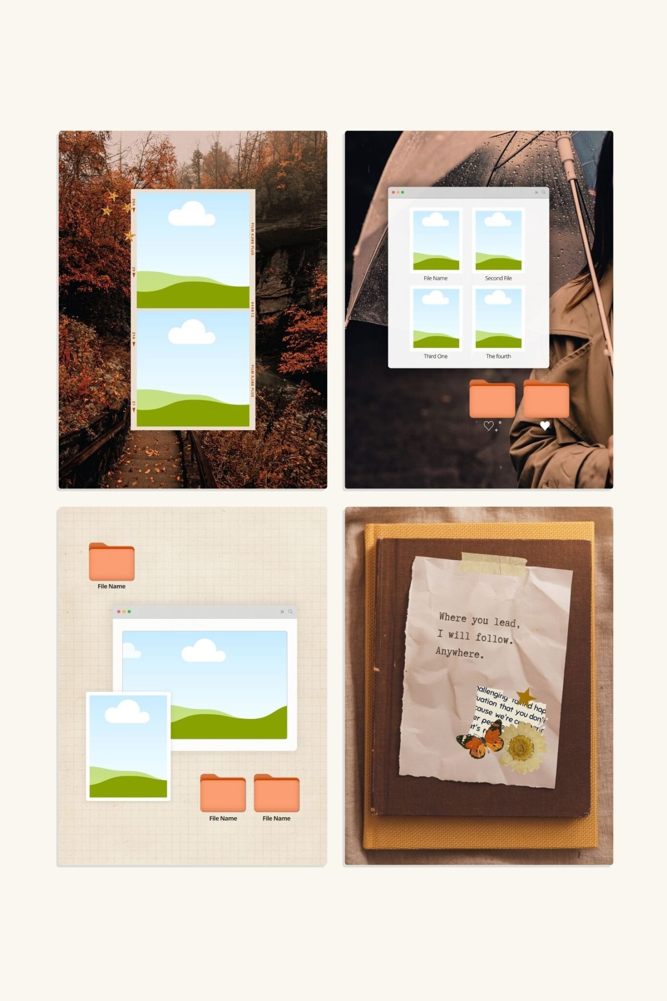 Fall Aesthetic Viral Canva Template Pack #1 - Lucy's Print Shop